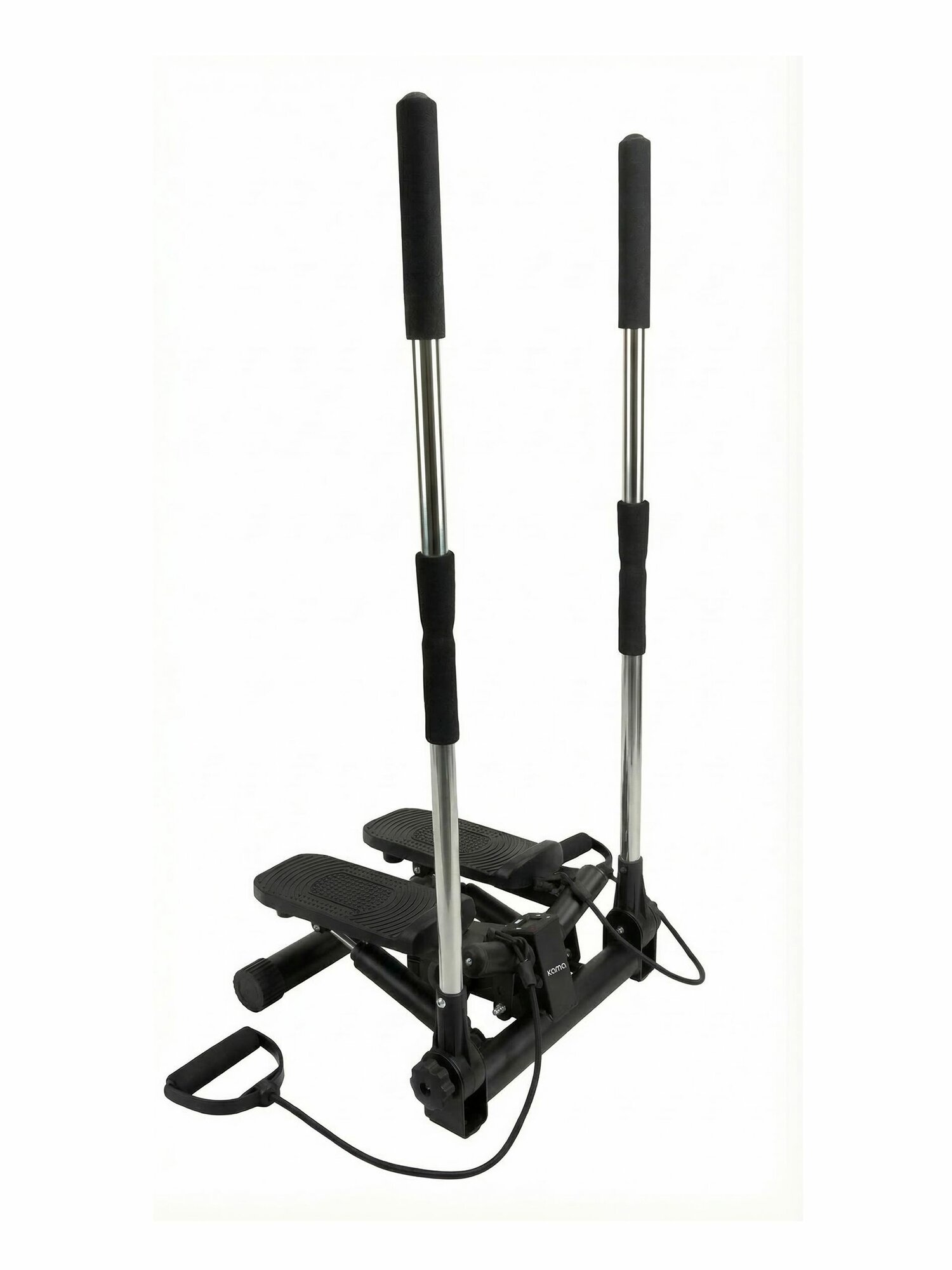 Поворотный степпер с поручнями и эспандерами