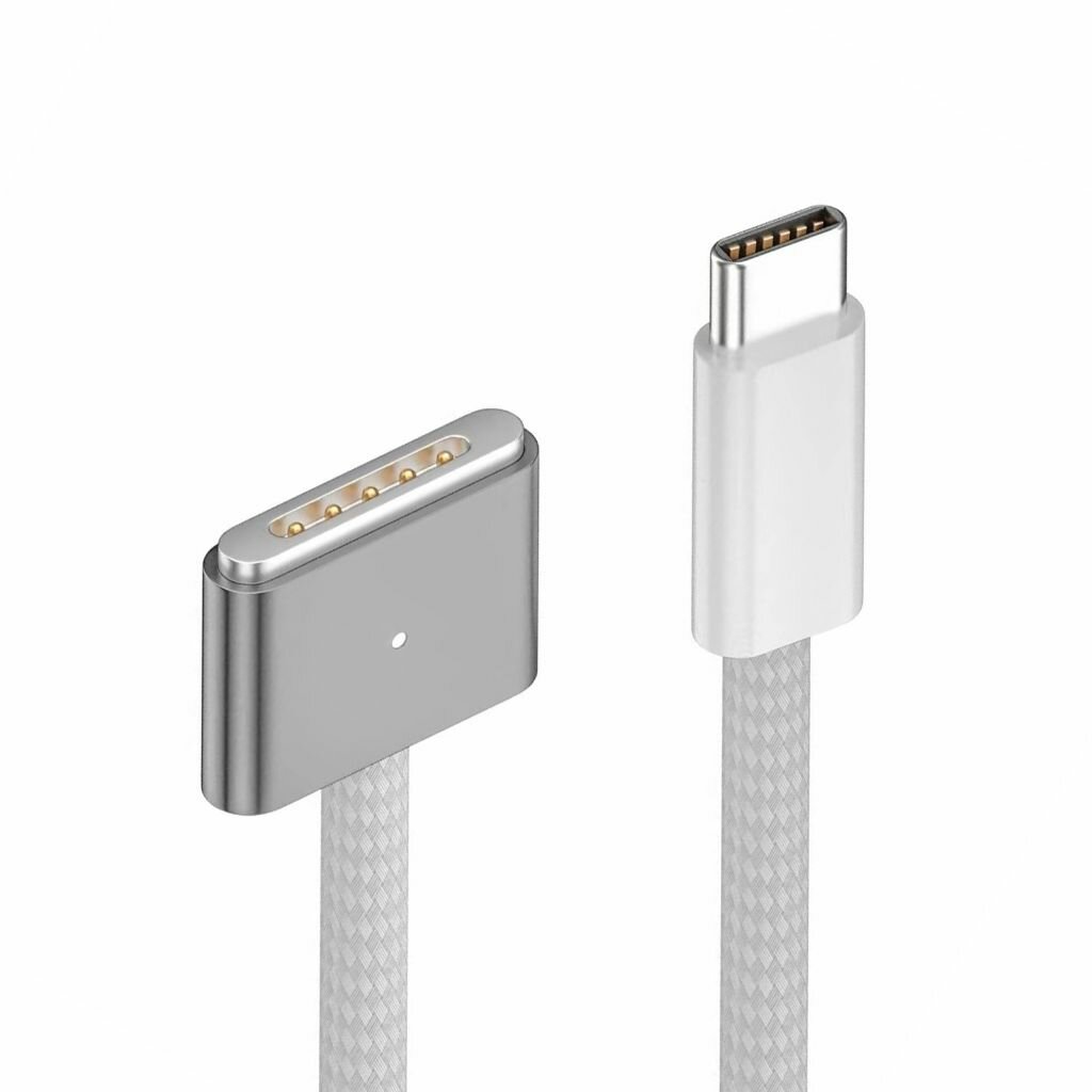 Магнитный кабель Type C revolution Magsafe3-серый