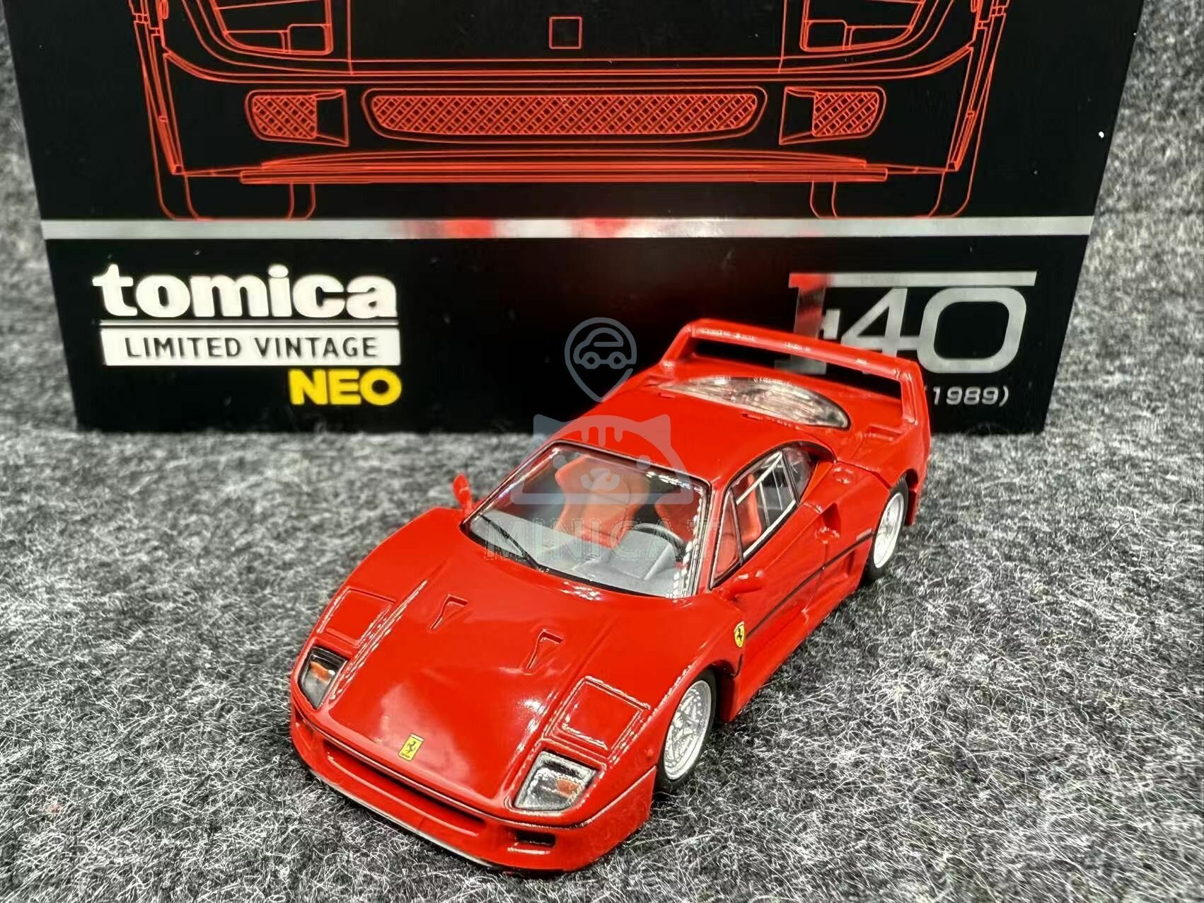 Машинка 2511 TOMYTEC 1:64 TLV LV- F40 RED Ferrari F40 1989 red Die-cast Alloy Model Collection Toy Children Gifts