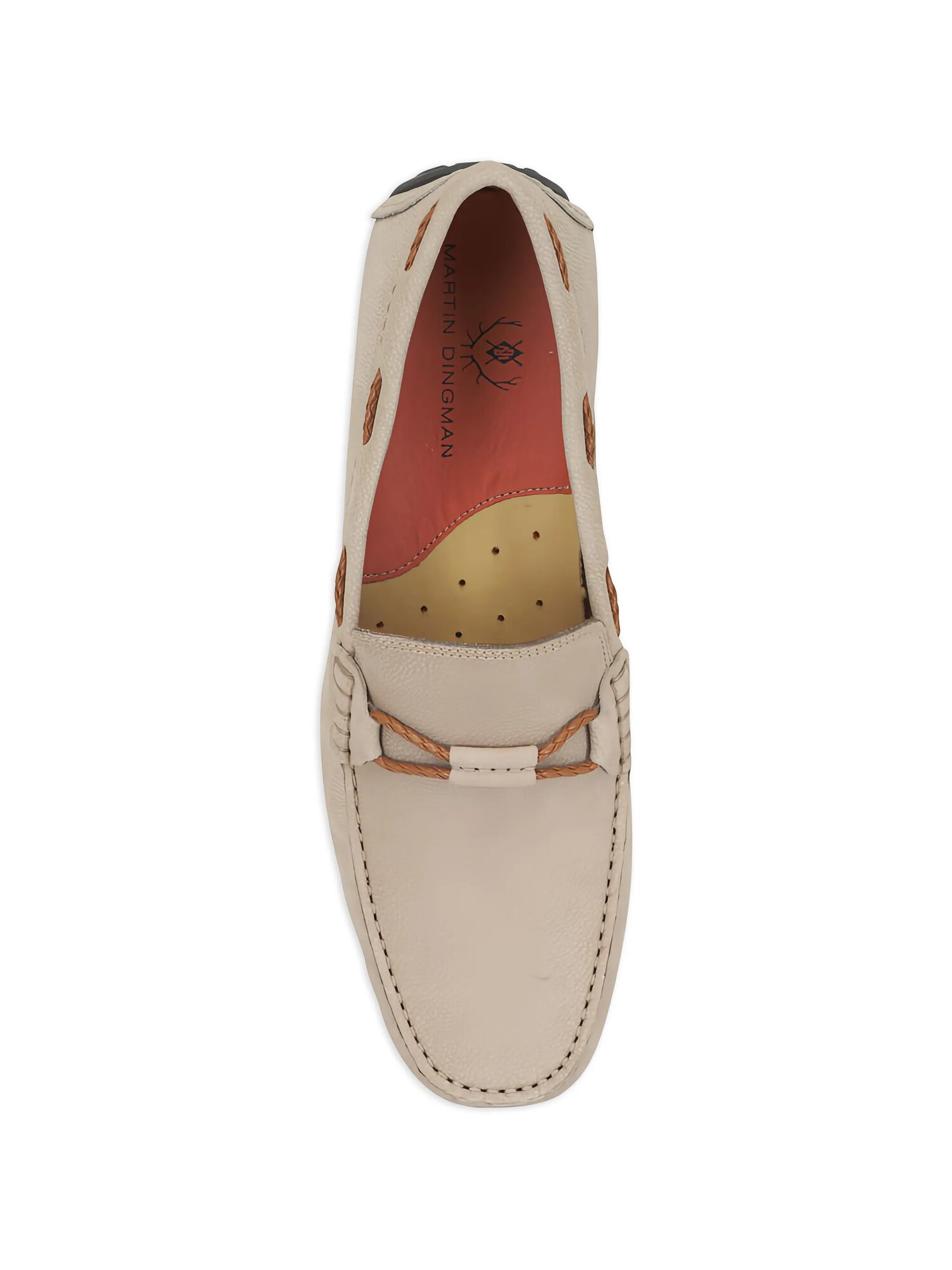 Лоферы MARTIN DINGMAN Braided suede loafers, размер 12, разноцветный — фото 1
