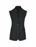 Куртка Akris Button sleeveless jacket, размер 8, black/black