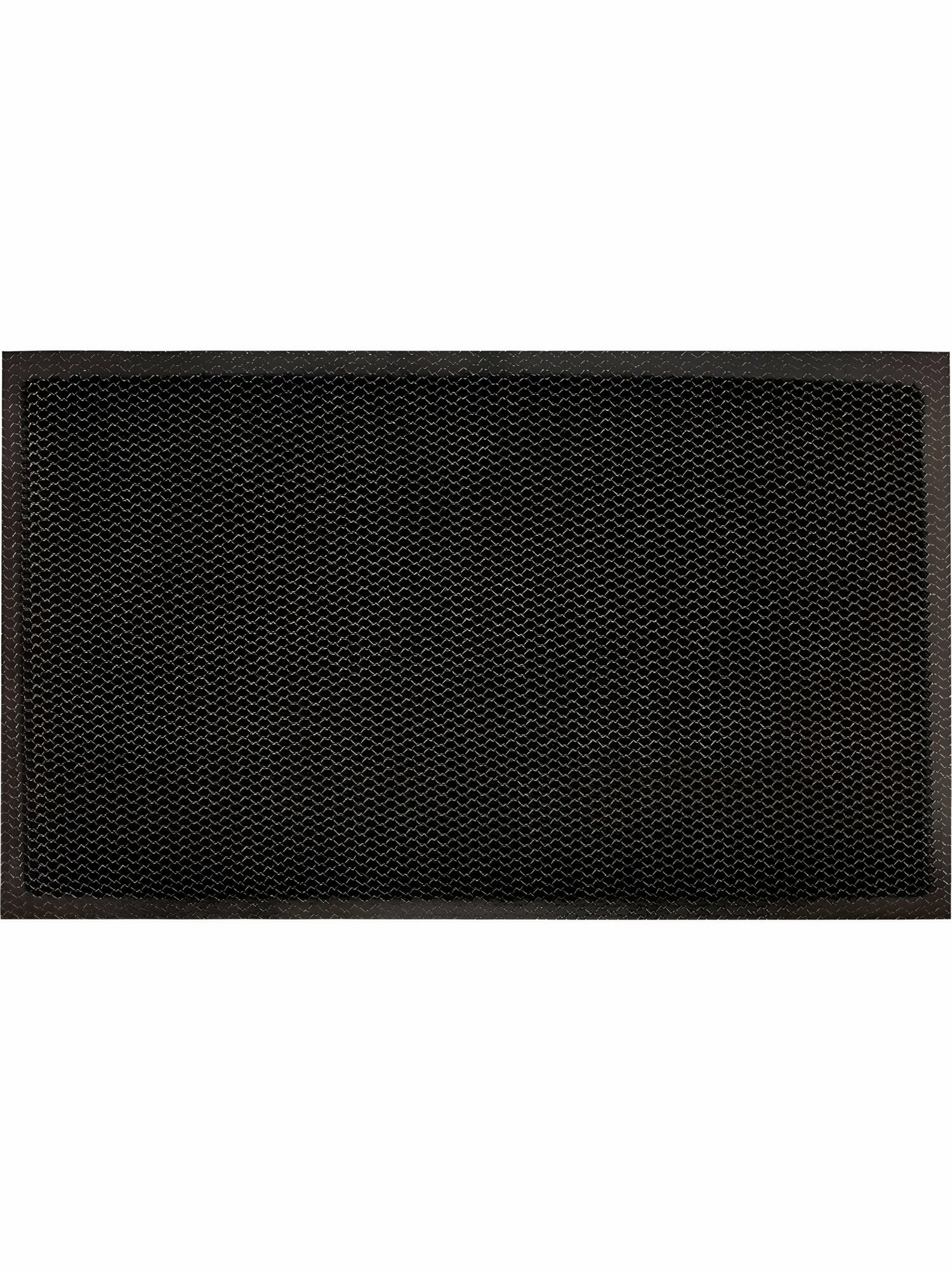 Грязезащитный коврик ComeForte Mesh mat Комфорт 40х60 см, серо-черный, влаговпитывающий безворсовый ковер для дома и улицы