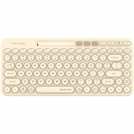 Клавиатура A4TECH FBK36C AS, бежевый