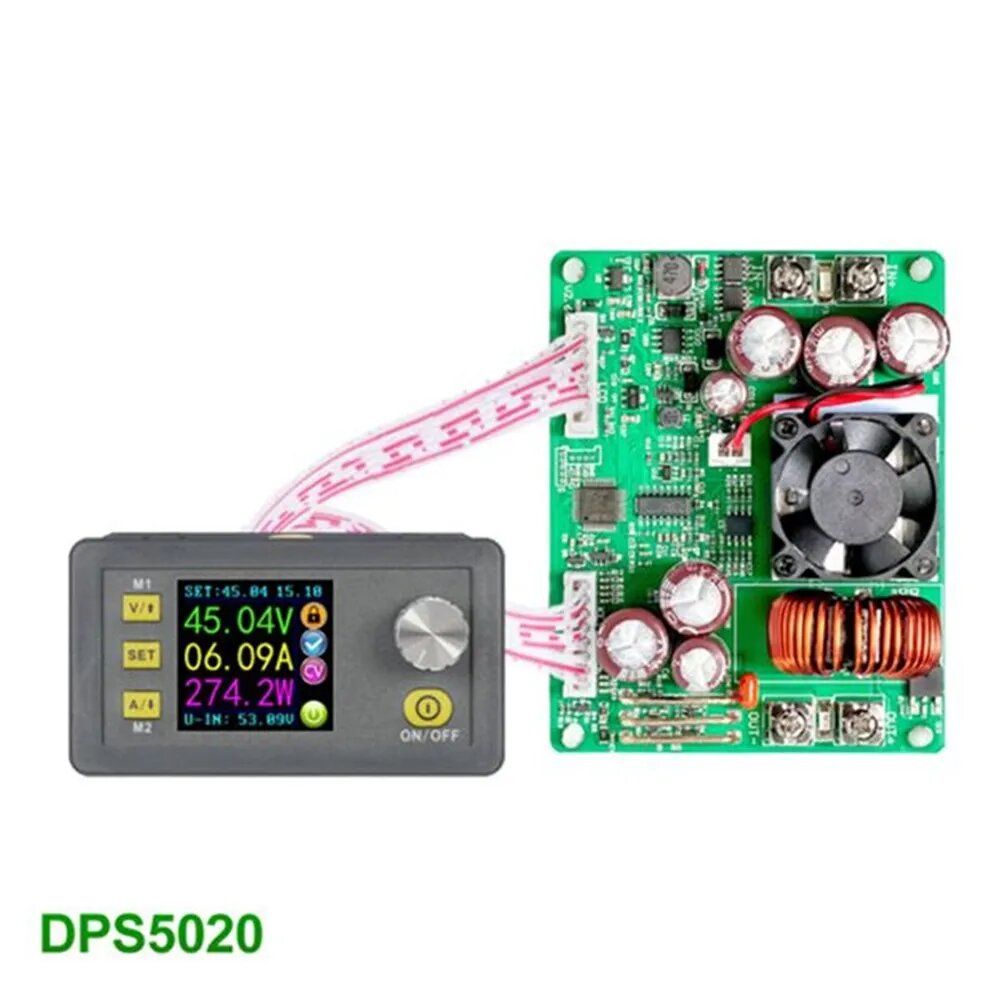 DPS5020 Регулируемый понижающий источник питания постоянного тока 50 В 20 А, высокоэффективный стабилизатор напряжения, без связи