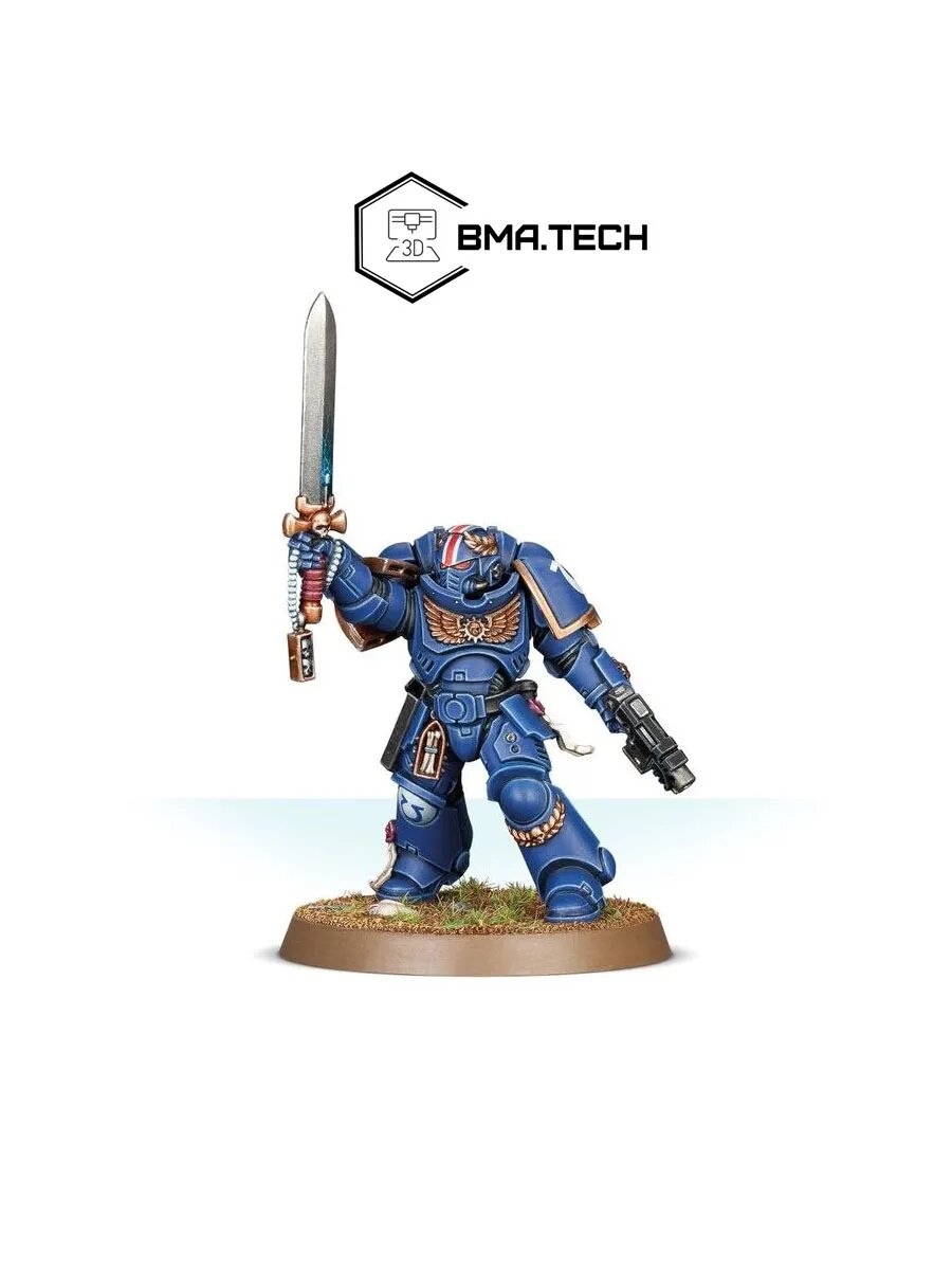 Миниатюры Warhammer 40000 - Lieutenant with Power Sword