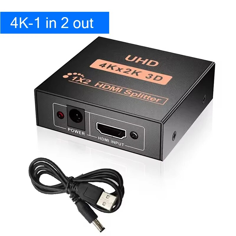 HDMI разветвитель 1 в 2, 4Kx2K 3D
