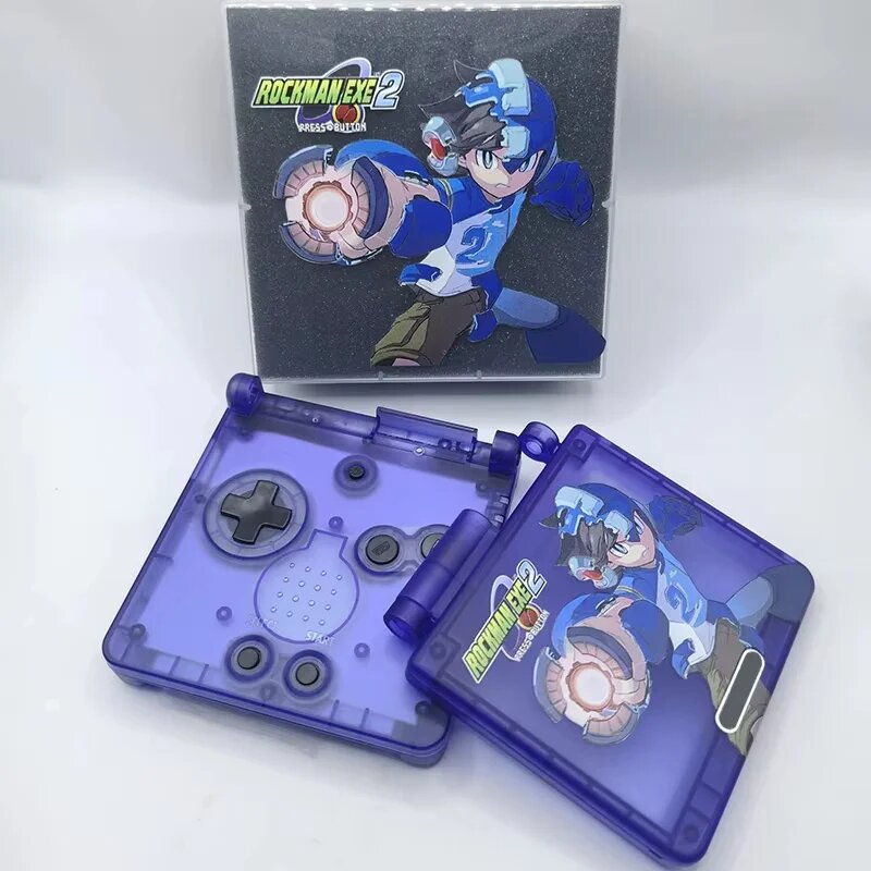 Чехол GBA SP Rockman Eye 2, Синий, shell only