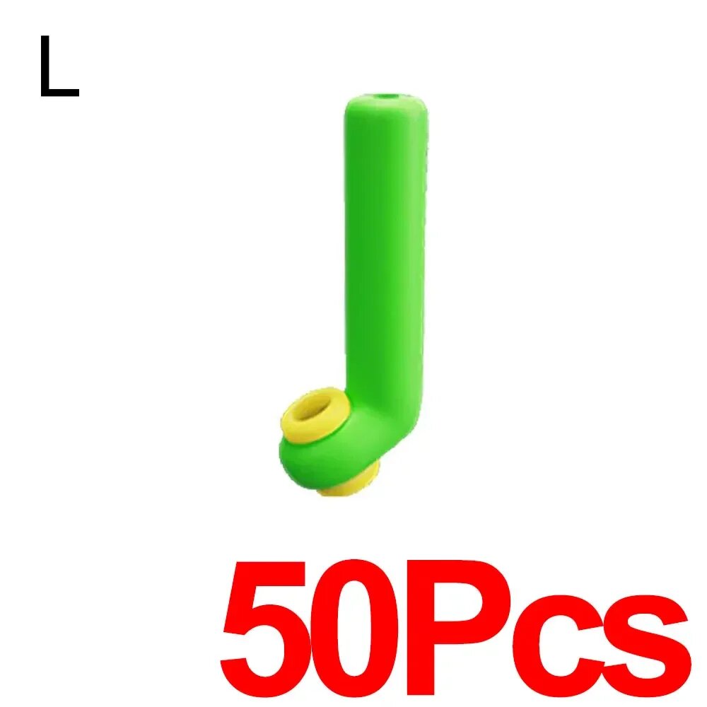 Силиконовый поплавок L-образный, 50 шт, L-50Pcs