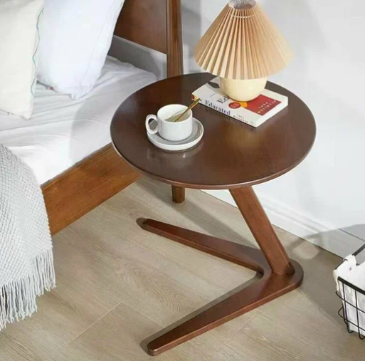 Журнальный столик IKEA из орехового дерева, легкий и съемный, стол для хранения вещей, 50×40 см