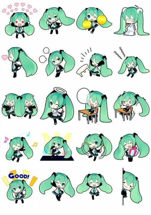 Наклейки Hatsune Miku Харухи No.6