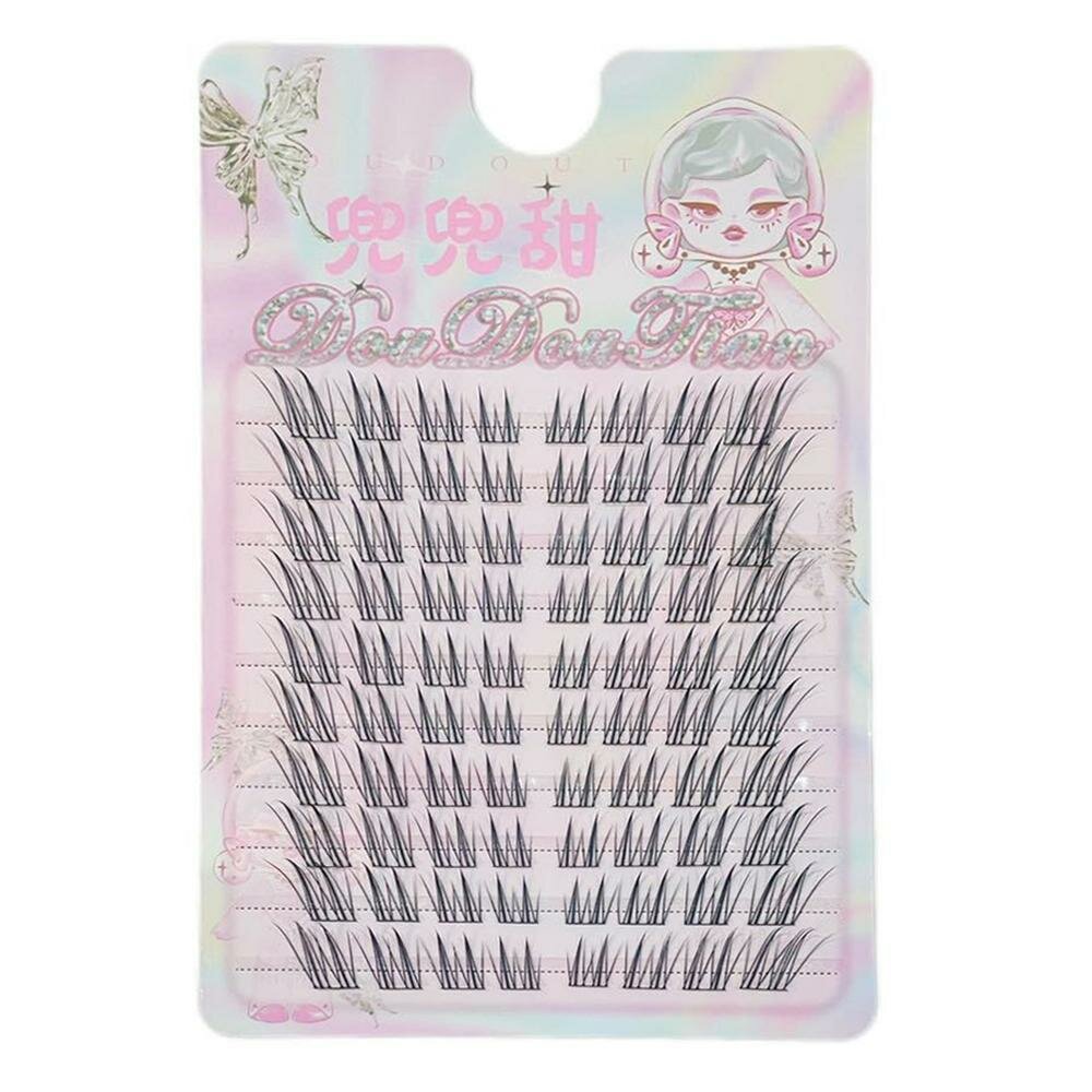 Ресницы накладные, самоклеющиеся, лисий эффект