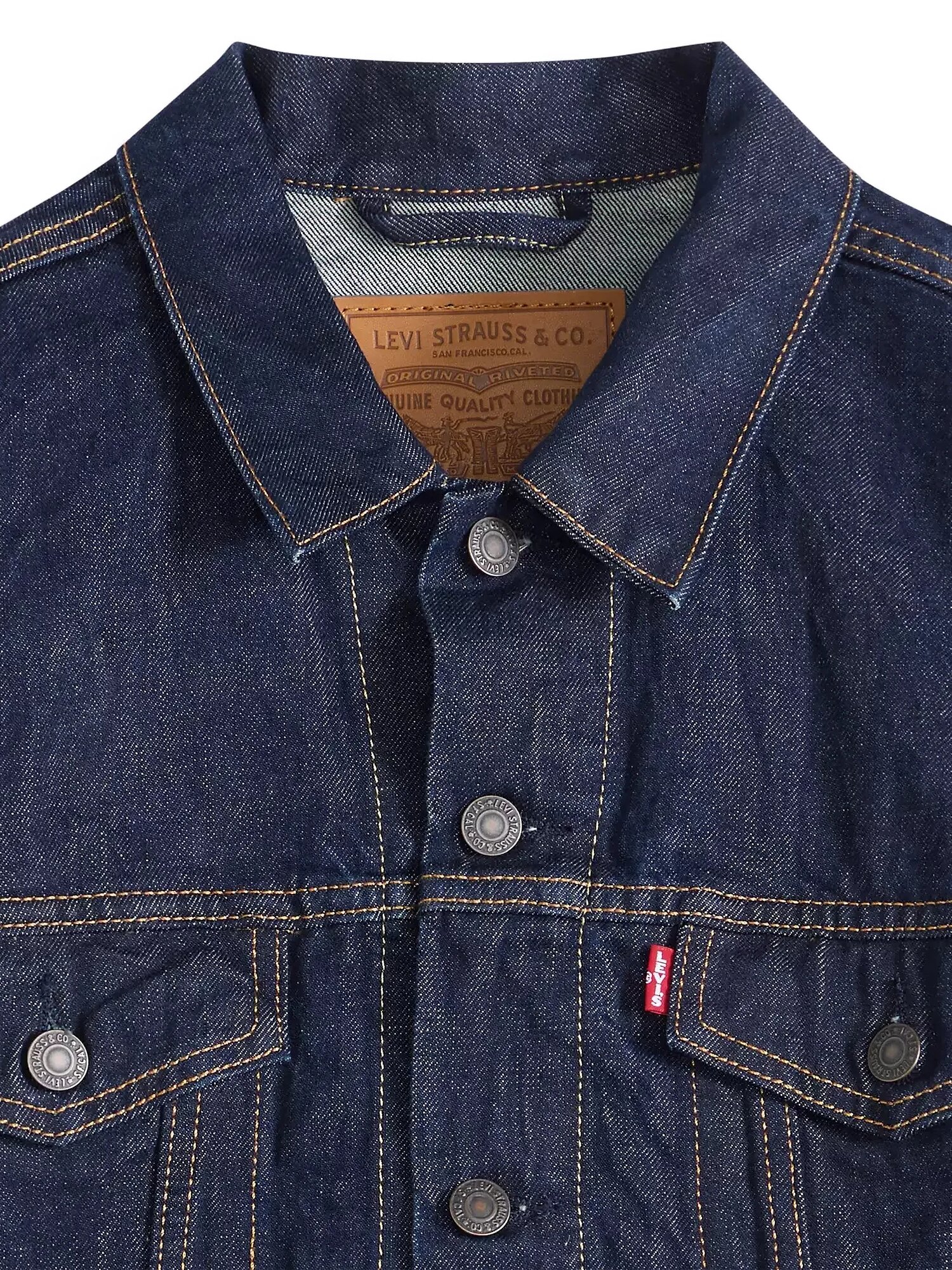Куртка Levi's Button flap patch pockets jacket, размер M, blue — фото 1