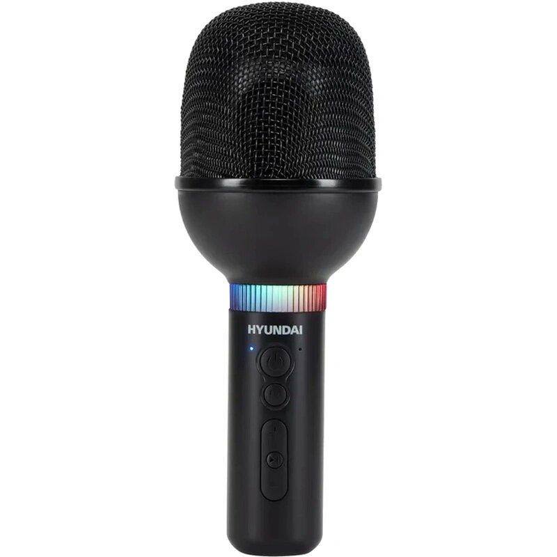 Микрофон Hyundai H-MIC101, черный, беспроводной