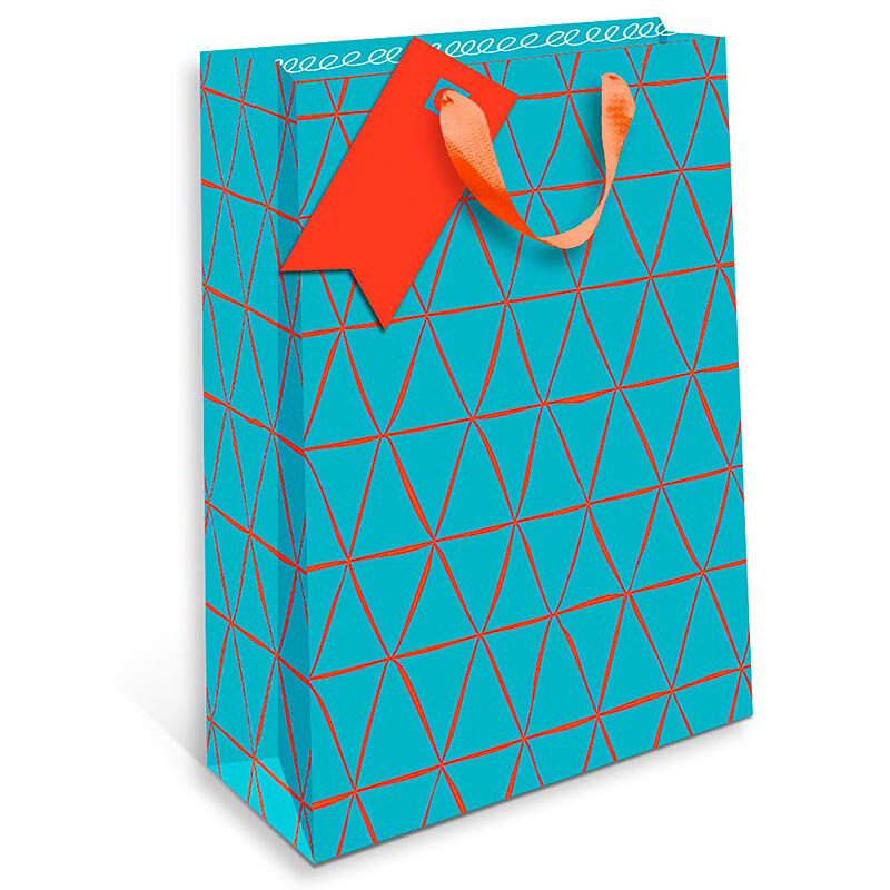 Пакет подарочный Арт и Дизайн "Геометрия", 18х22.3х10 см, ламинированная бумага