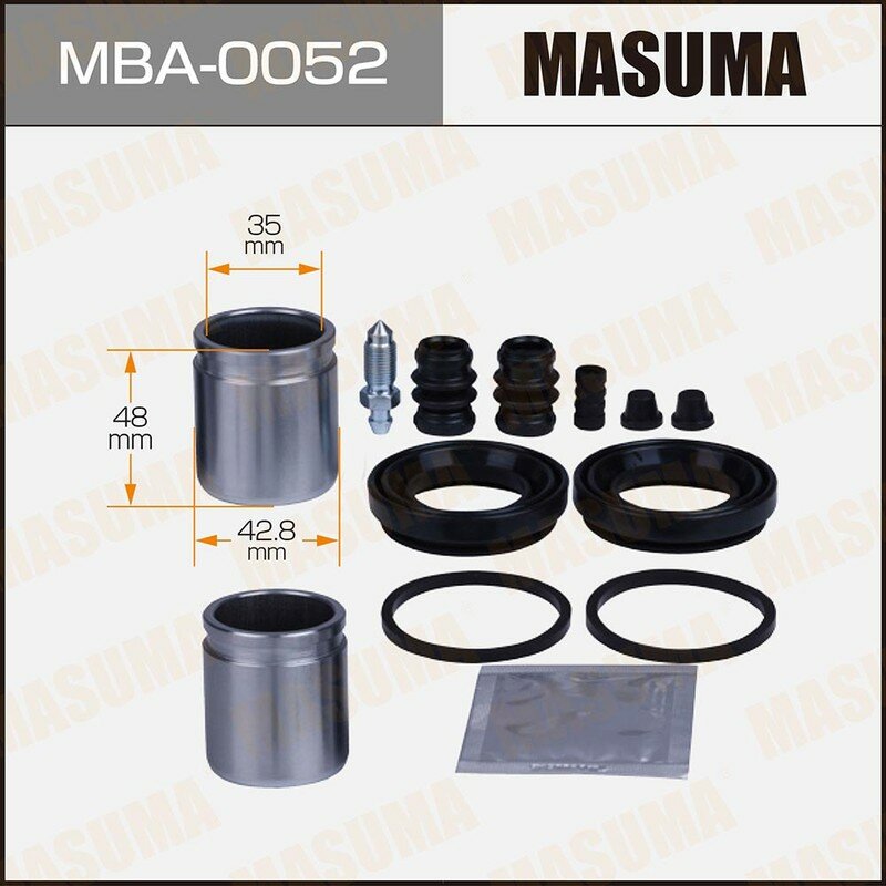 Ремкомплект суппорта тормозного MASUMA MBA-0052 Subaru с поршнем d-42.8