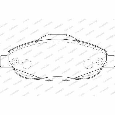 Колодки тормозные передние WAGNER WBP24660A Peugeot 308, 3008, 5008 1.4-2.0 07->