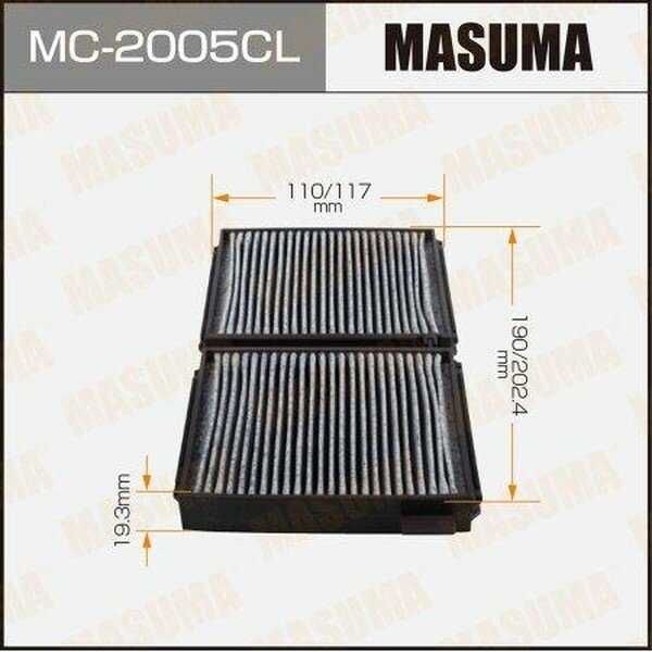 Фильтр салона MASUMA MC-2005CL Toyota Chaser 2.5 96-01, угольный