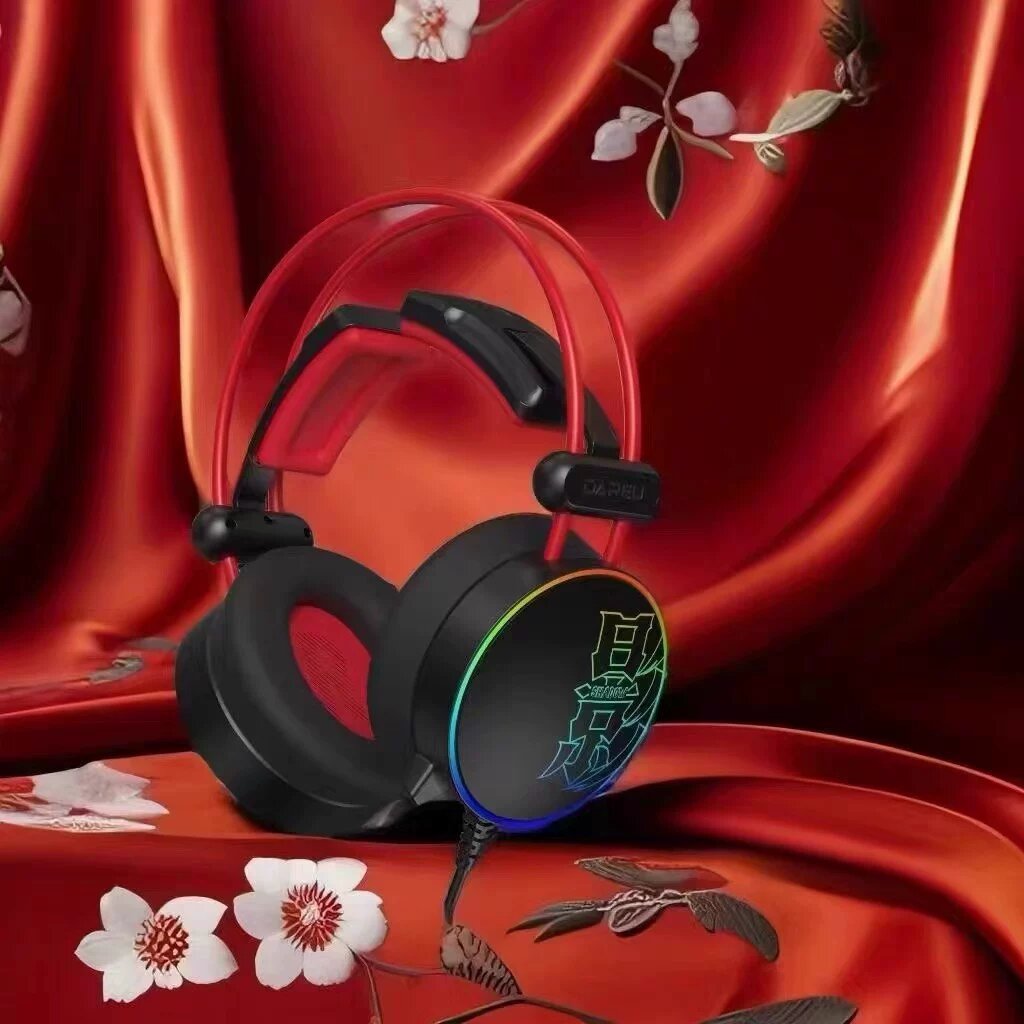 DAREU CH426 Pro игровая гарнитура USB проводная, темный стиль для соревновательного киберспорта
