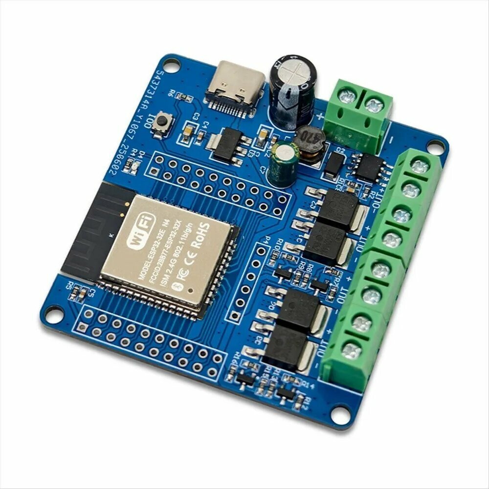 ESP32 4-Канальный Модуль Коммутатора MOS DC5-60V На Плате ESP32-32E