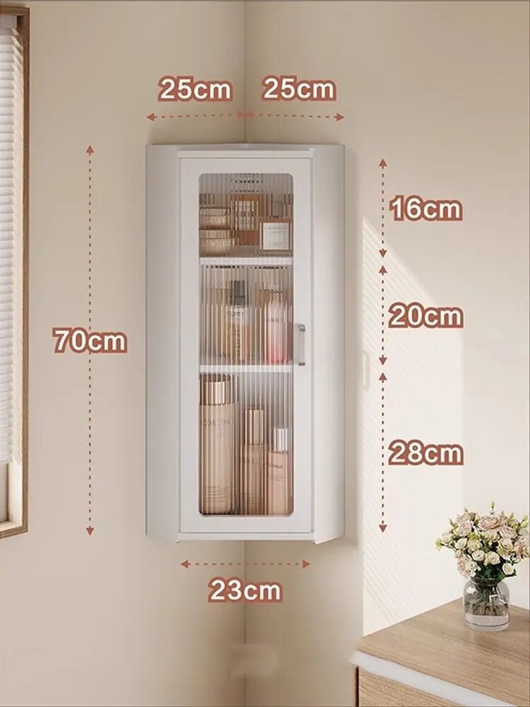 Шкаф для ванной, 25х25х59 см, Универсальный