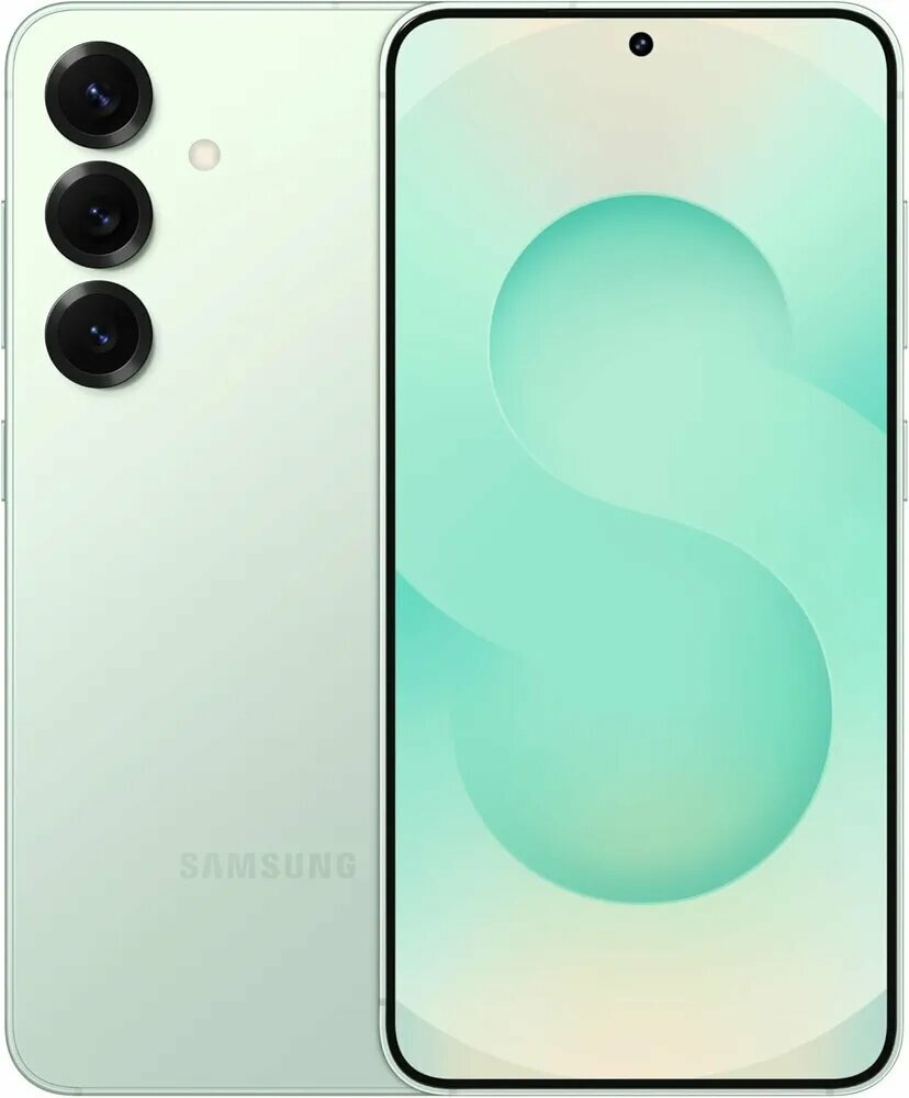 Восстановленный Samsung Смартфон Samsung Galaxy S25 Global 12/128 ГБ, светло-зеленый