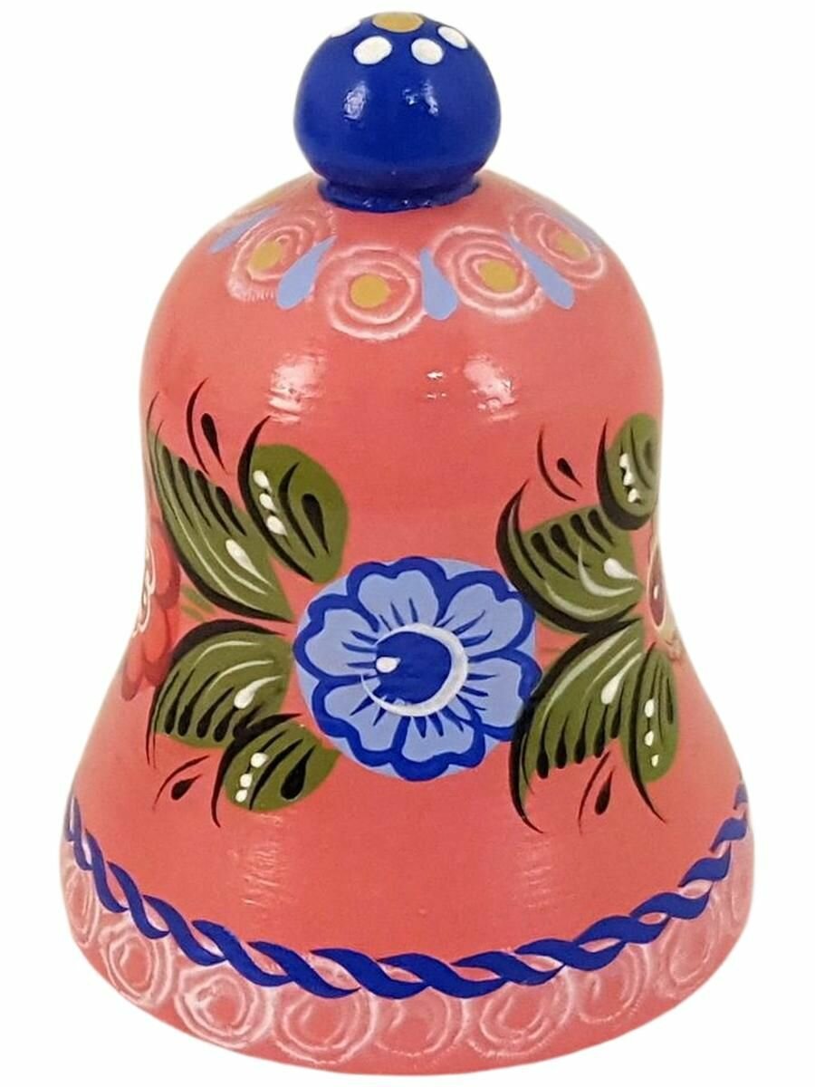 Колокольчик малый (Цветы)-4, Городецкая роспись, ручная авторская работа