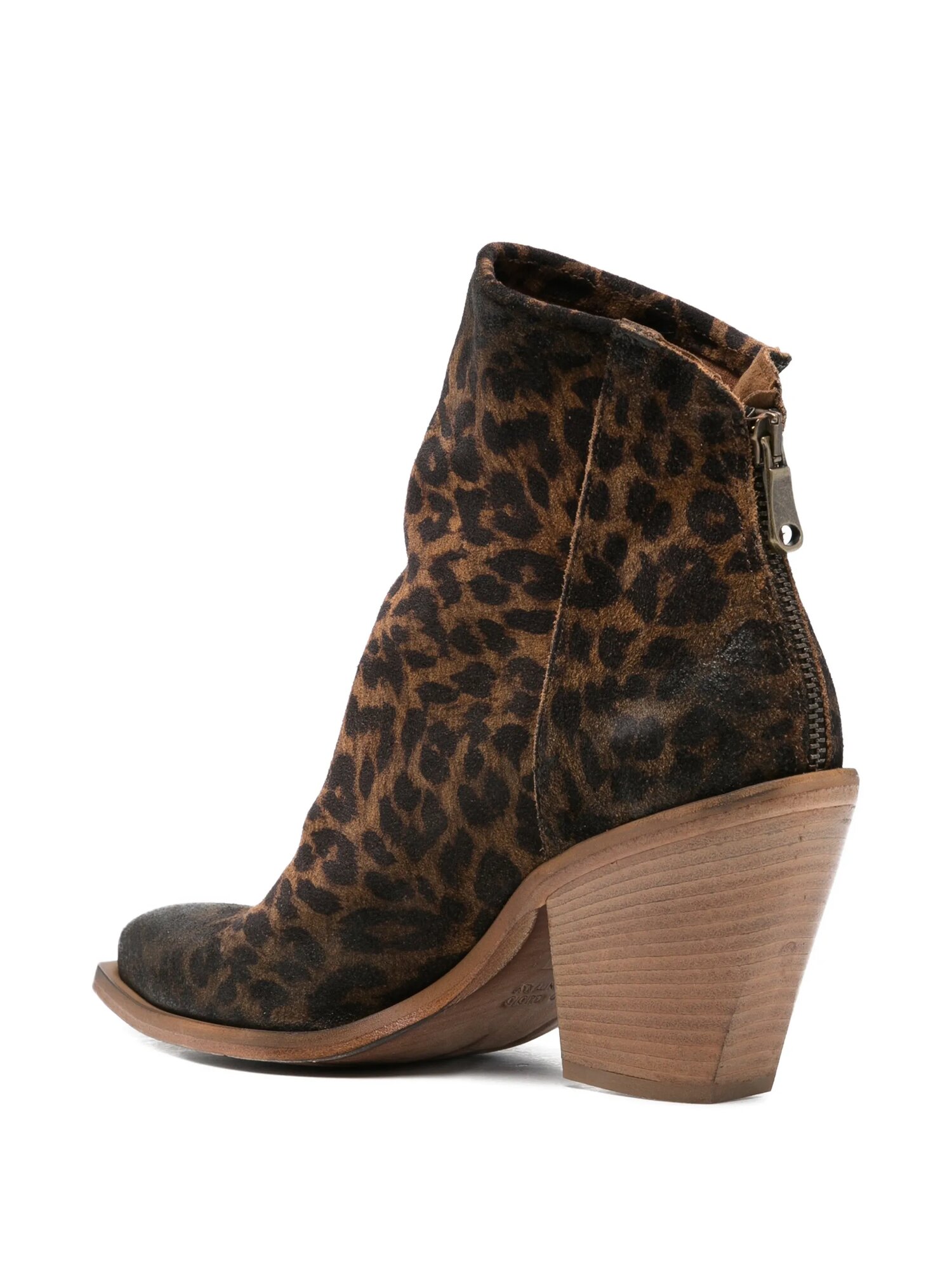 Ботинки Metisse Animal print boots, размер 38, brown — фото 1