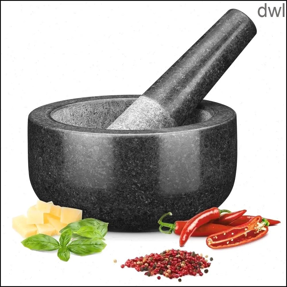 Ступка с пестиком, Гранитек, 16 см, 200 мл, 1 шт