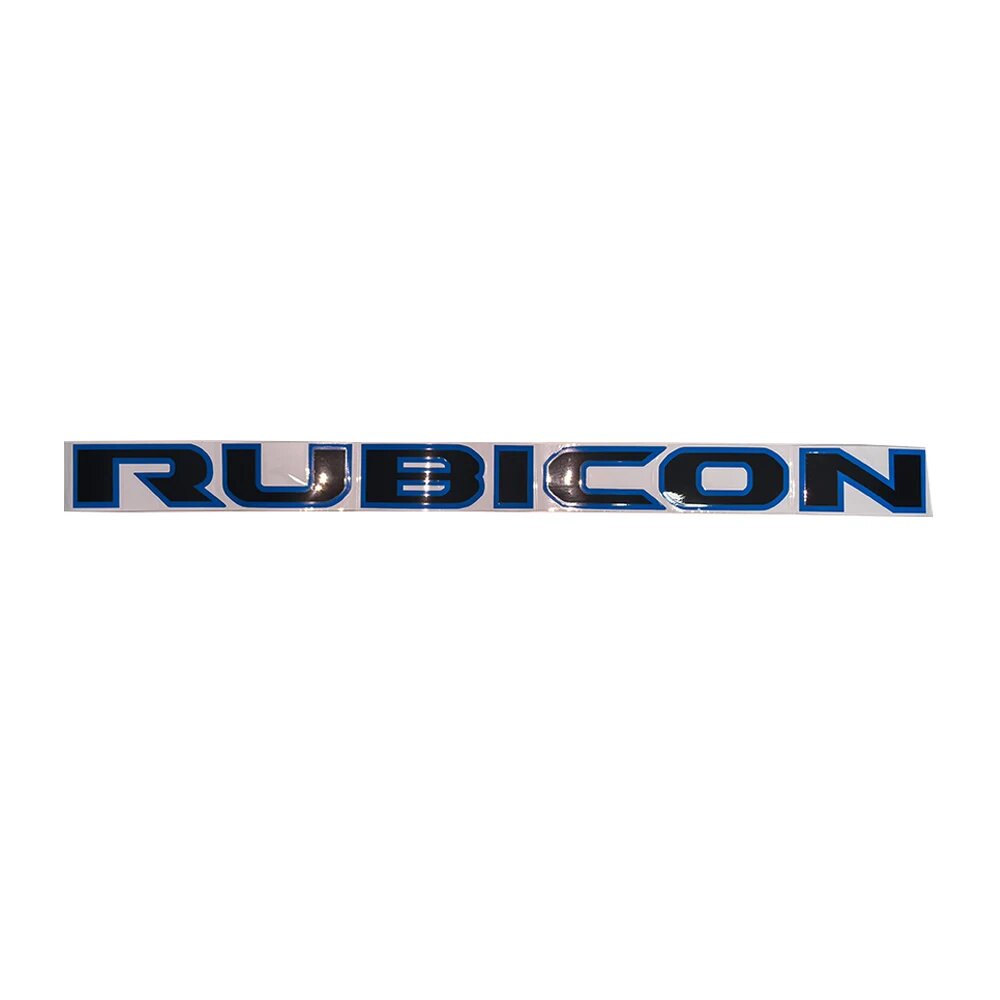Наклейка на капот Rubicon, логотип, синий