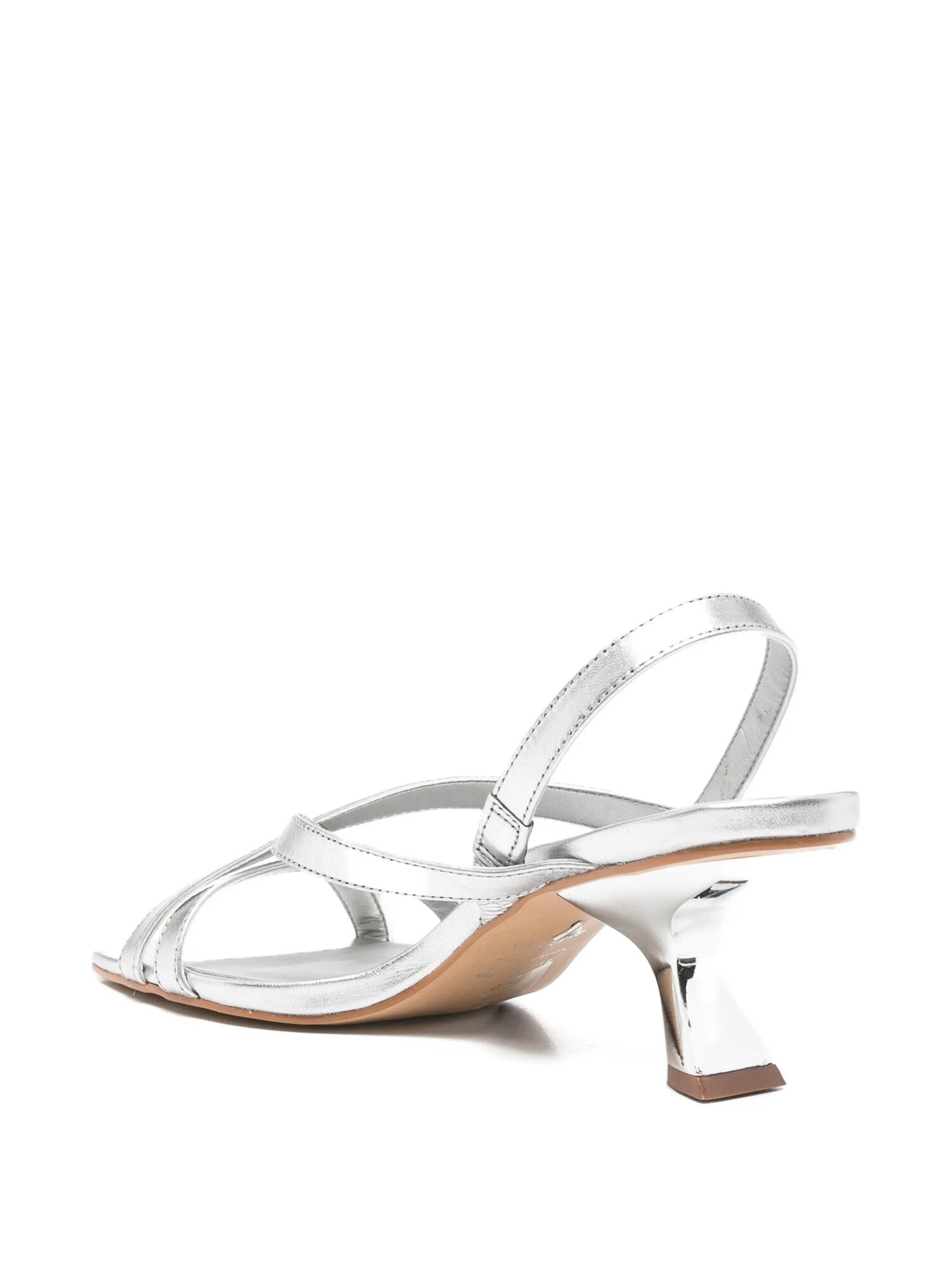 Босоножки Carrano Strappy square-toe sandals, размер 39, Silver — фото 1