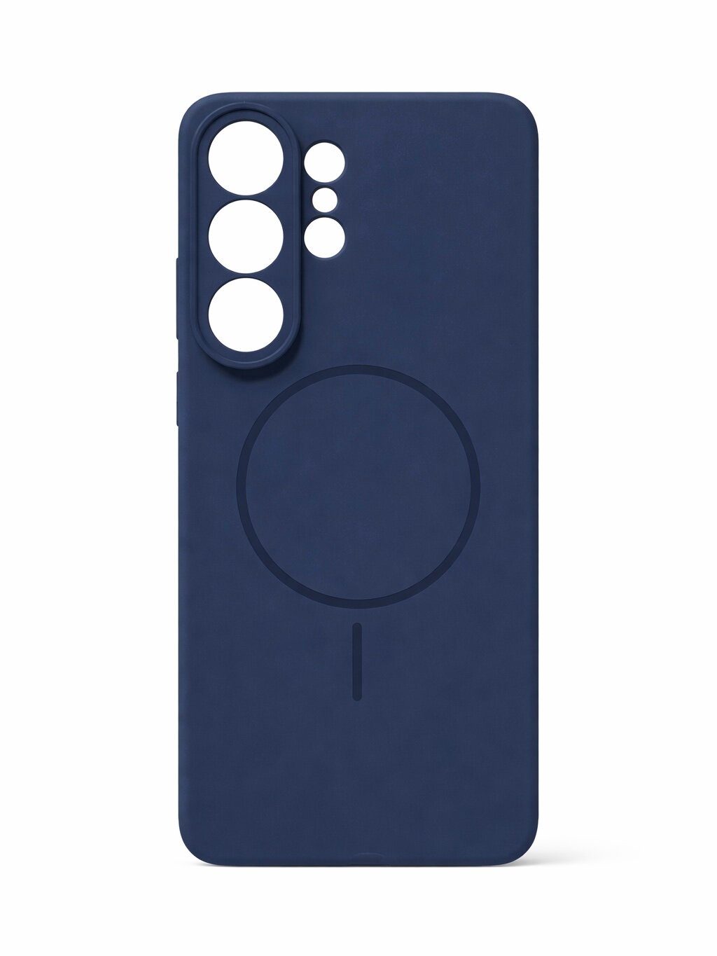 Чехол на Samsung Galaxy S26 Ultra силиконовый с MagSafe синий/темно синий, чехол для Самсунг С26 ультра, silicone case