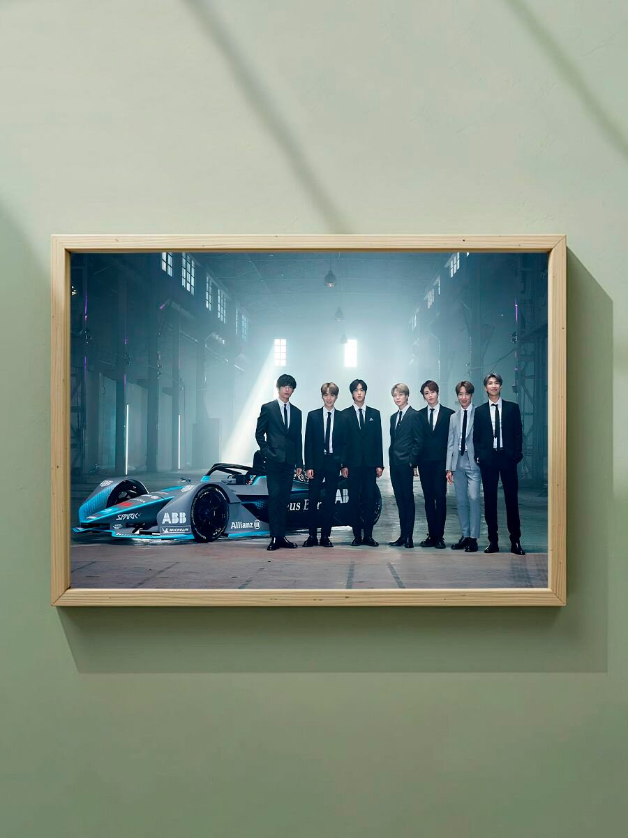 Постер, плакат на стену BTS K-Pop (А3)