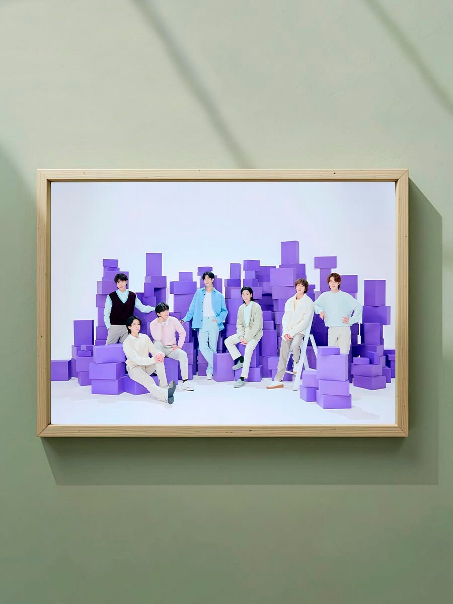 Постер, плакат на стену BTS K-Pop (А3)