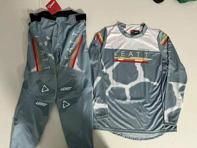 Новый 2023 LEAT 5.5 гоночный костюм мотокросс Джерси и штаны MX ATV Dirt Bike Gear Set мотоциклетная одежда mtb enduro