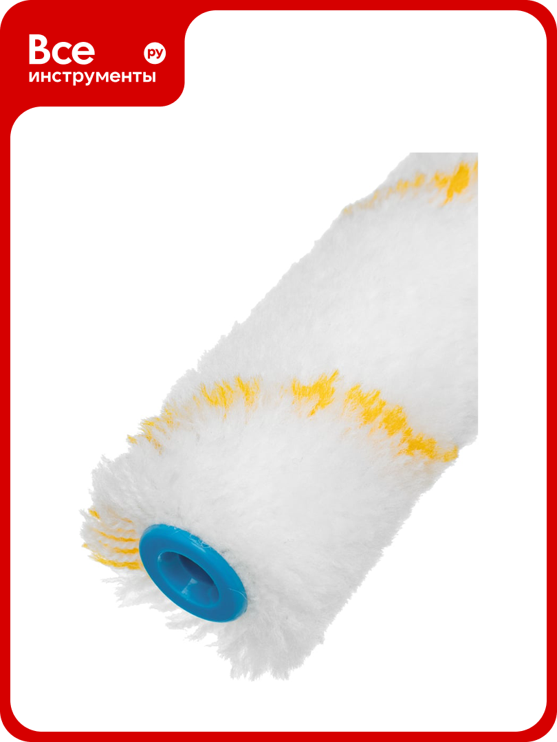 Валик сменный мини MTX «Гирпаинт», 110 мм, ворс 12 мм, диаметр 15 мм, диаметр ручки 6 мм, полиакрил 80711