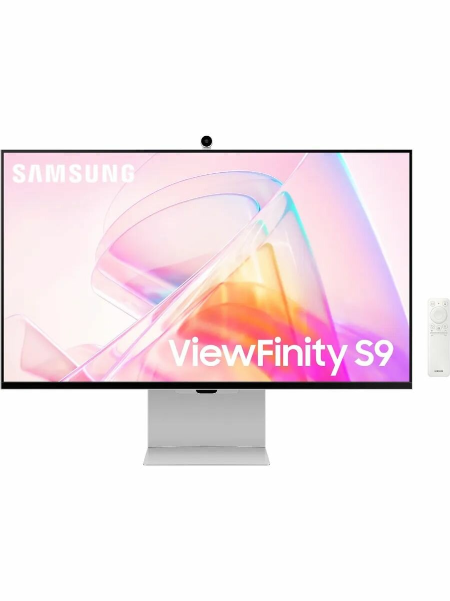 Монитор Samsung S27C902PAI 27" IPS 5K USB M/M Cam HAS 60Hz 600cd Ex серебристый