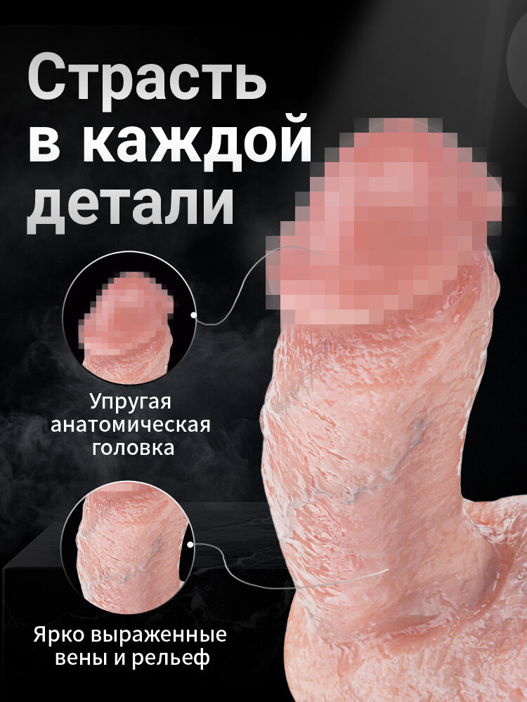 FENGDI Фаллоимитатор, 17см — фото 1