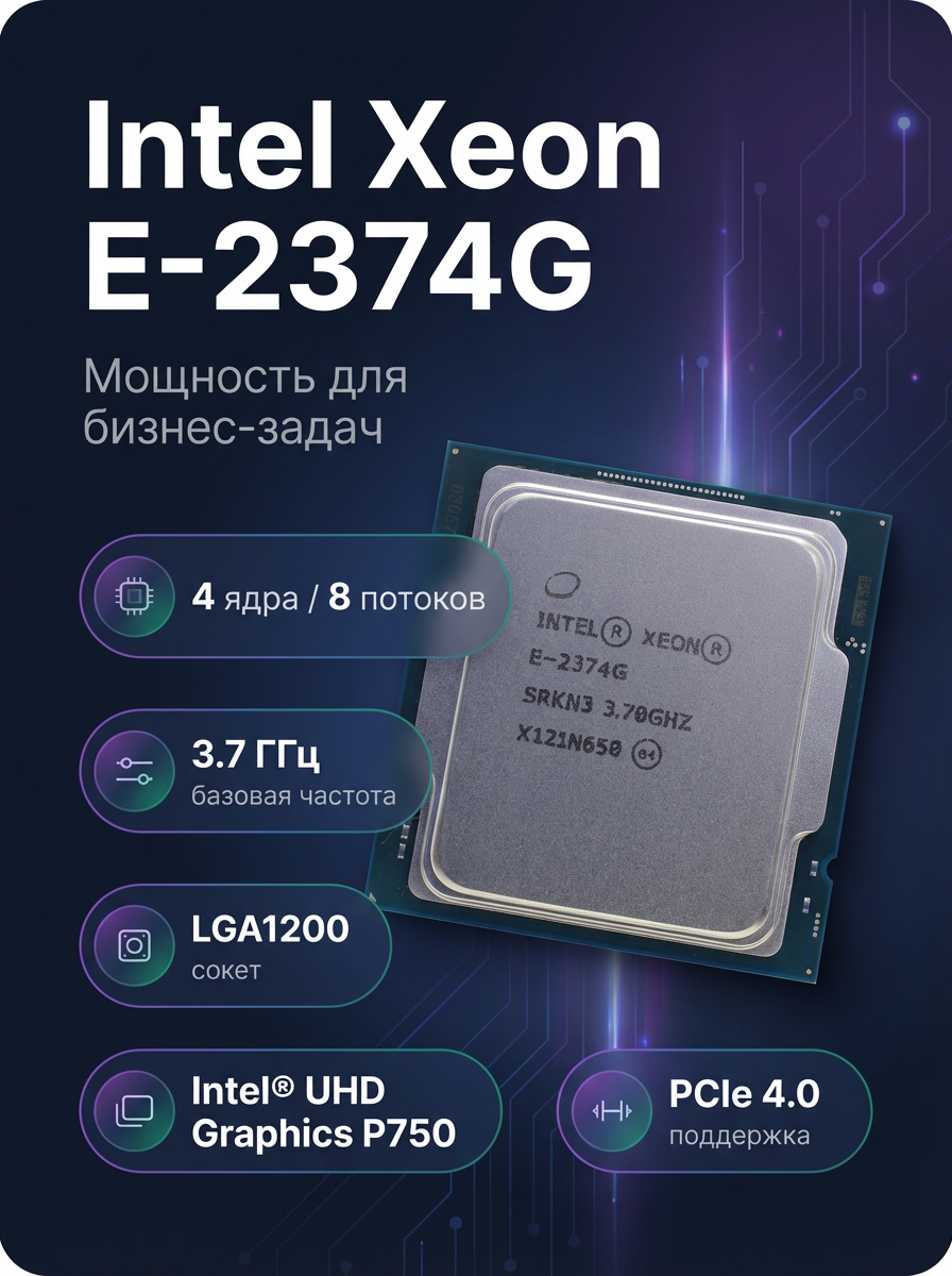 Intel Xeon E-2374G 3.7 GHz/ LGA1200
