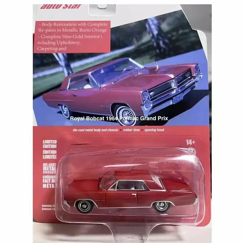 Autoworld 1:64 литой автомобиль масштабная модель(Pontiac красный)