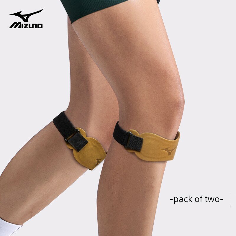 Пояс для защиты коленной чашечки Mizuno, спортивный, для мужчин и женщин, при травмах мениска, для бега, баскетбола,