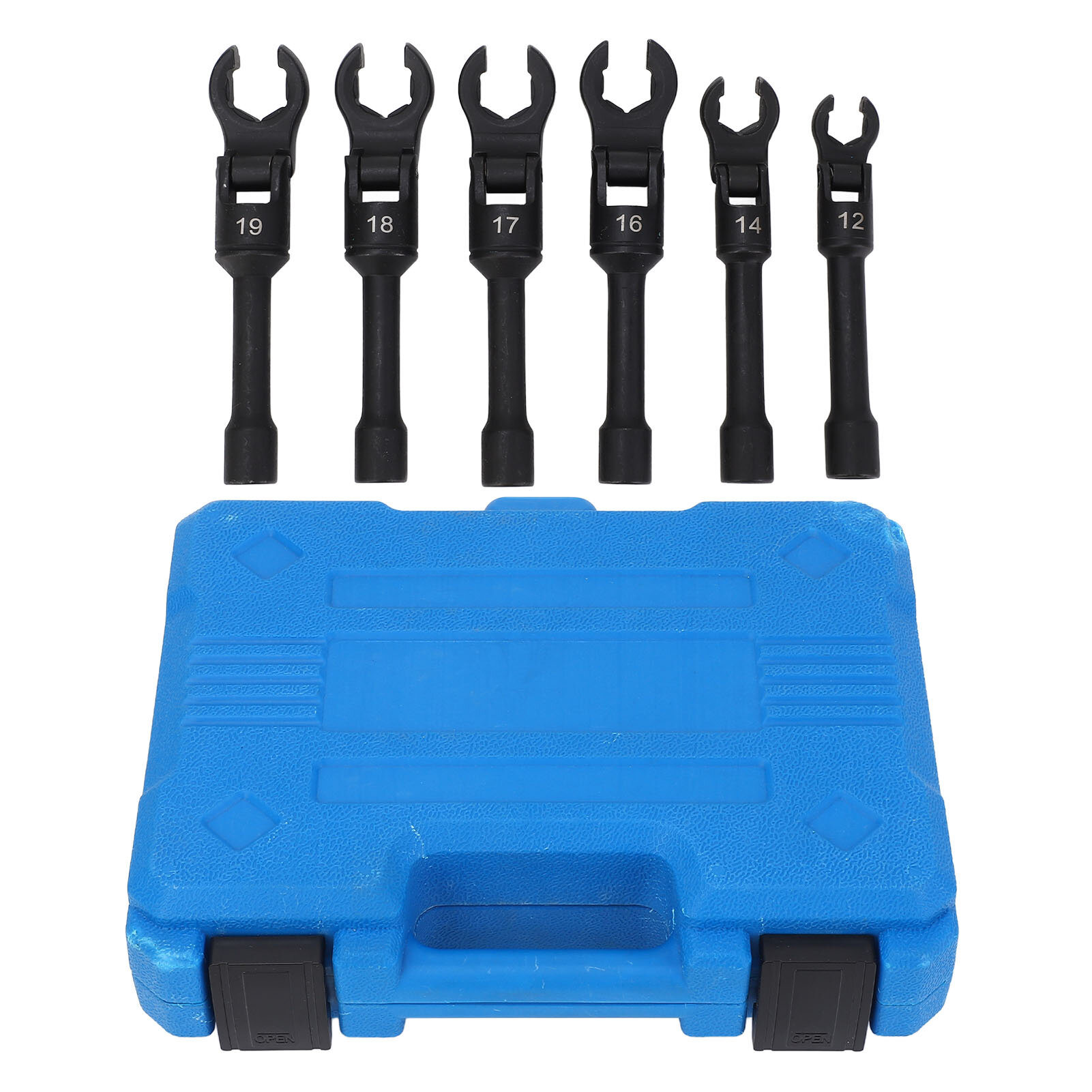 Набор торцевых ключей накидных 6 шт 1/2 и 3/8 привода, метрические, 180, гибкая головка, для снятия