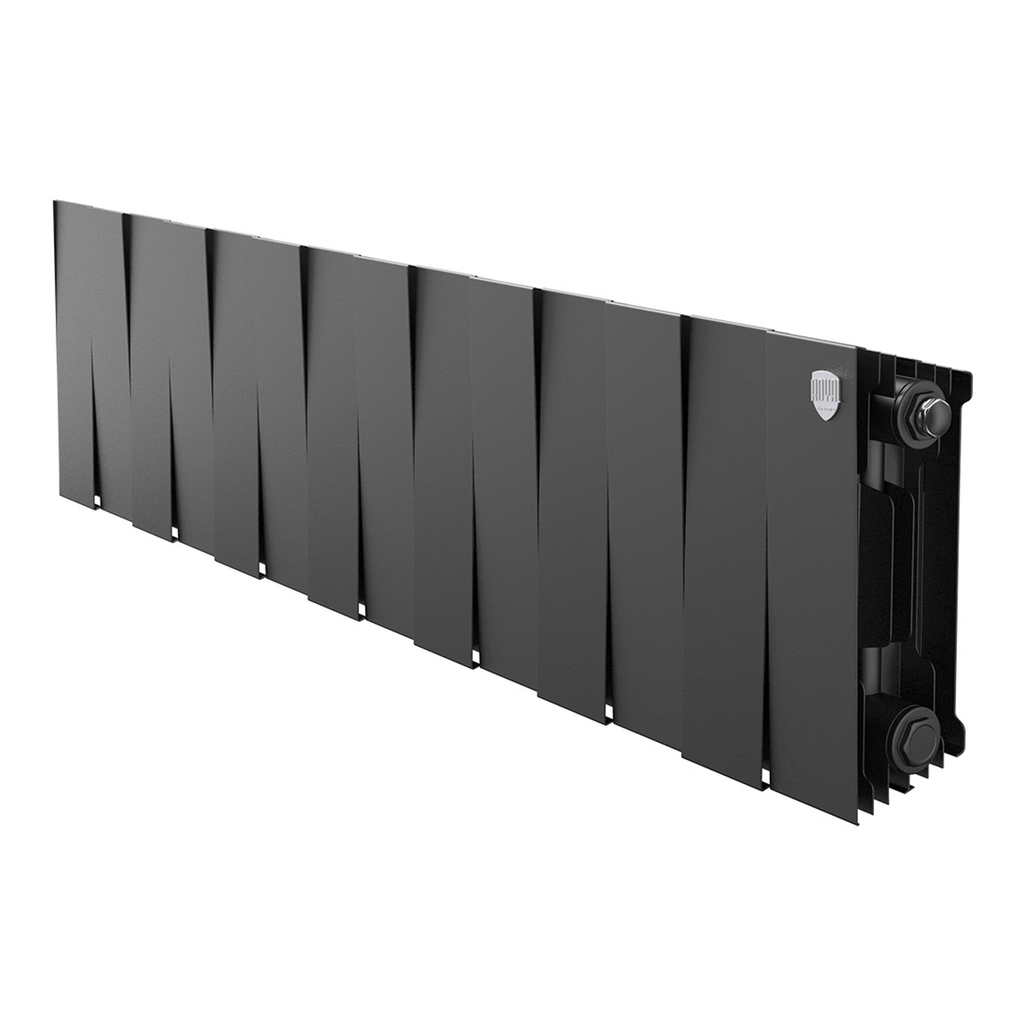 Радиатор биметаллический Royal Thermo PianoForte 200 Чёрный- 14 секц.