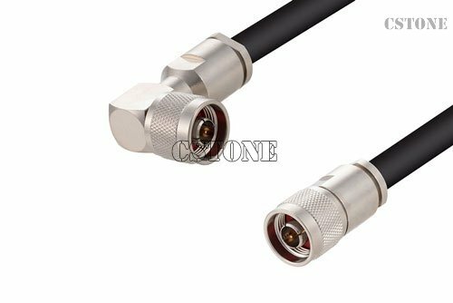 N штыревой к N штыревой угловой кабель используя RG214 коаксиальный