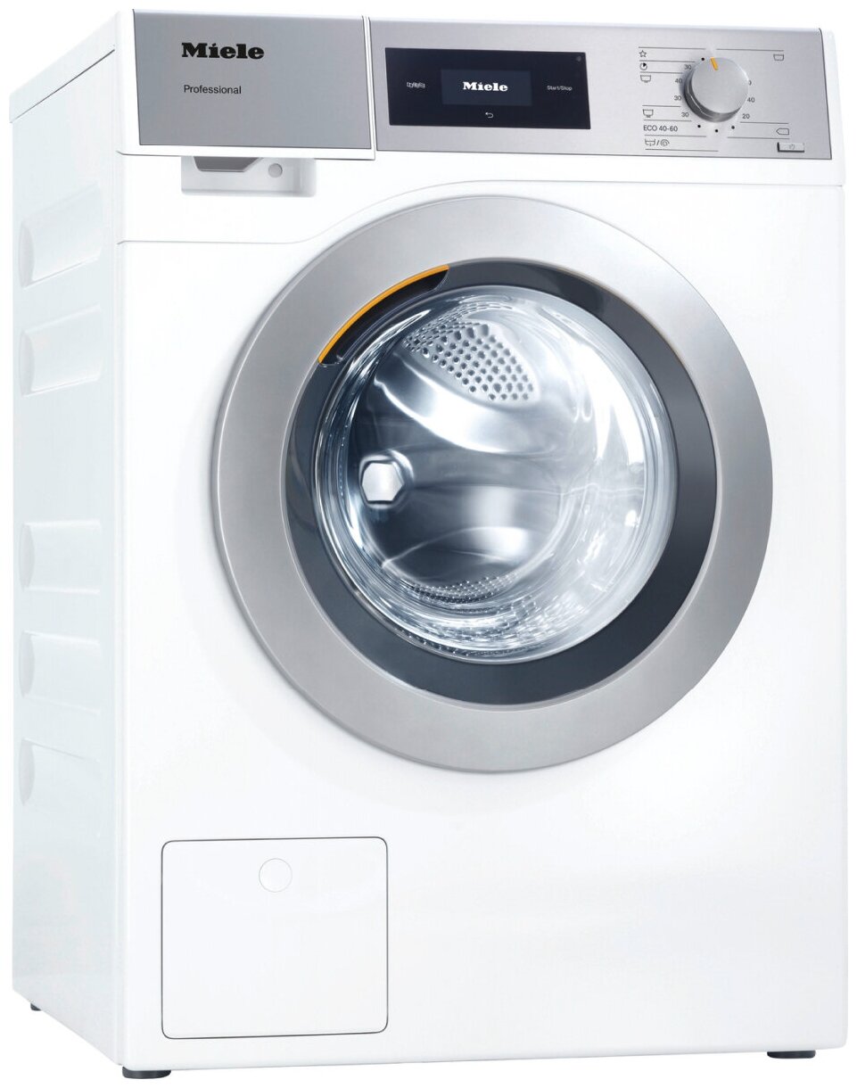 Профессиональная стиральная машина Miele PWM 507, цвет белый, RUS, производство Германия