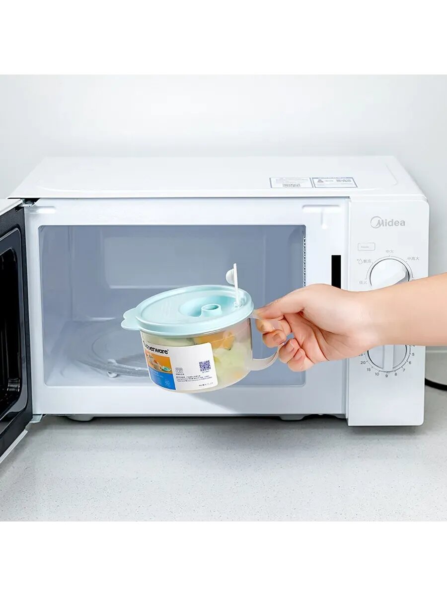 Миска для супа 460мл, микроволновка, синий Maca