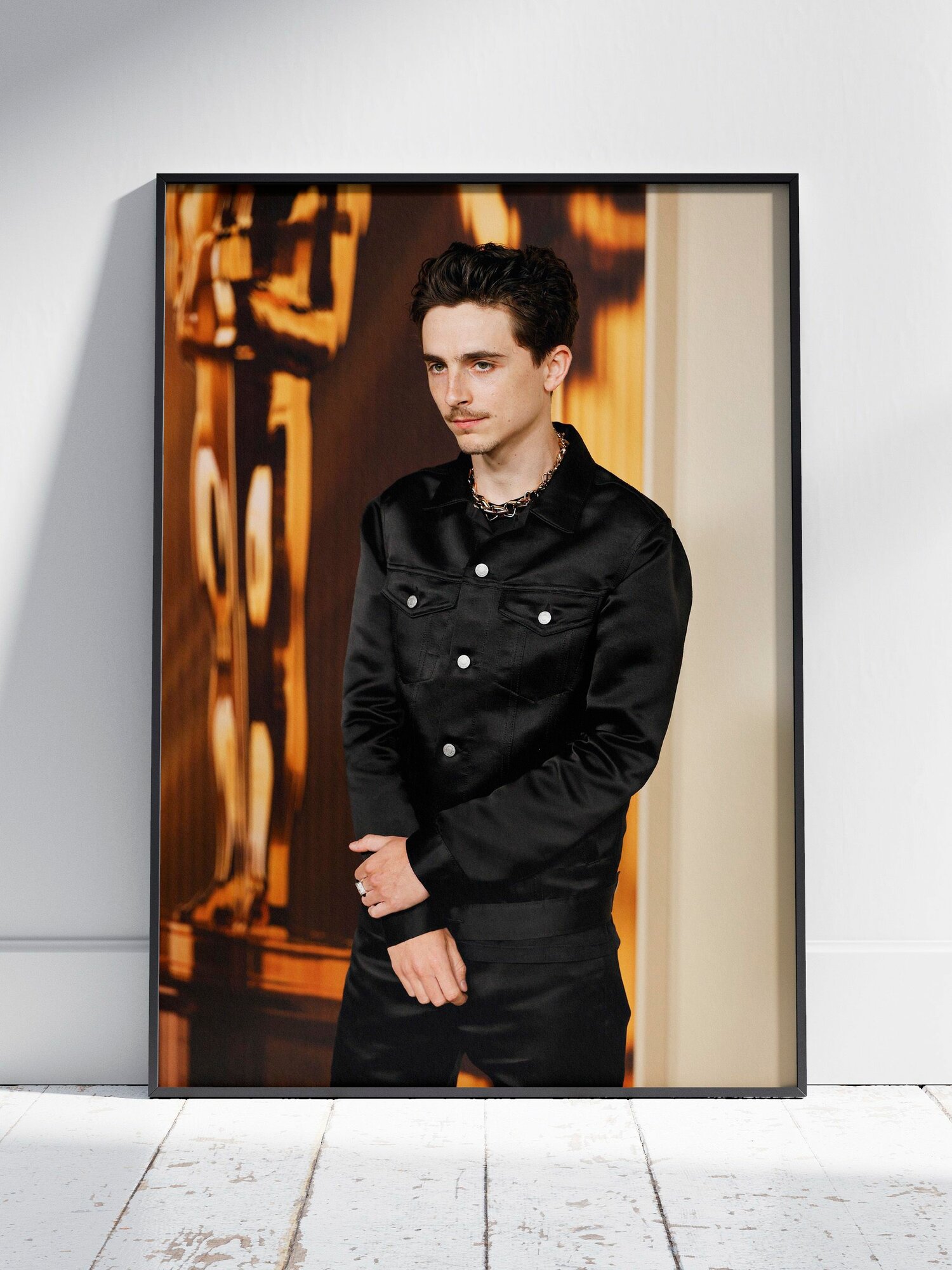 Плакат на стену для интерьера Тимоти Шаламе (Timothee Chalamet 18) - Постер по актеру фильма, кино, сериала формата A4 (21x30 см)