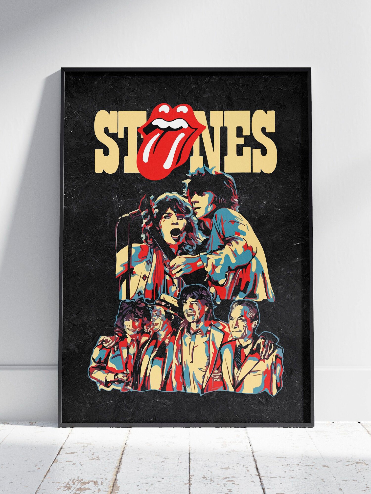 Плакат на стену для интерьера Роллинг Стоунз (The Rolling Stones 11) - Постер по музыке и артисту формата A4 (21x30 см)