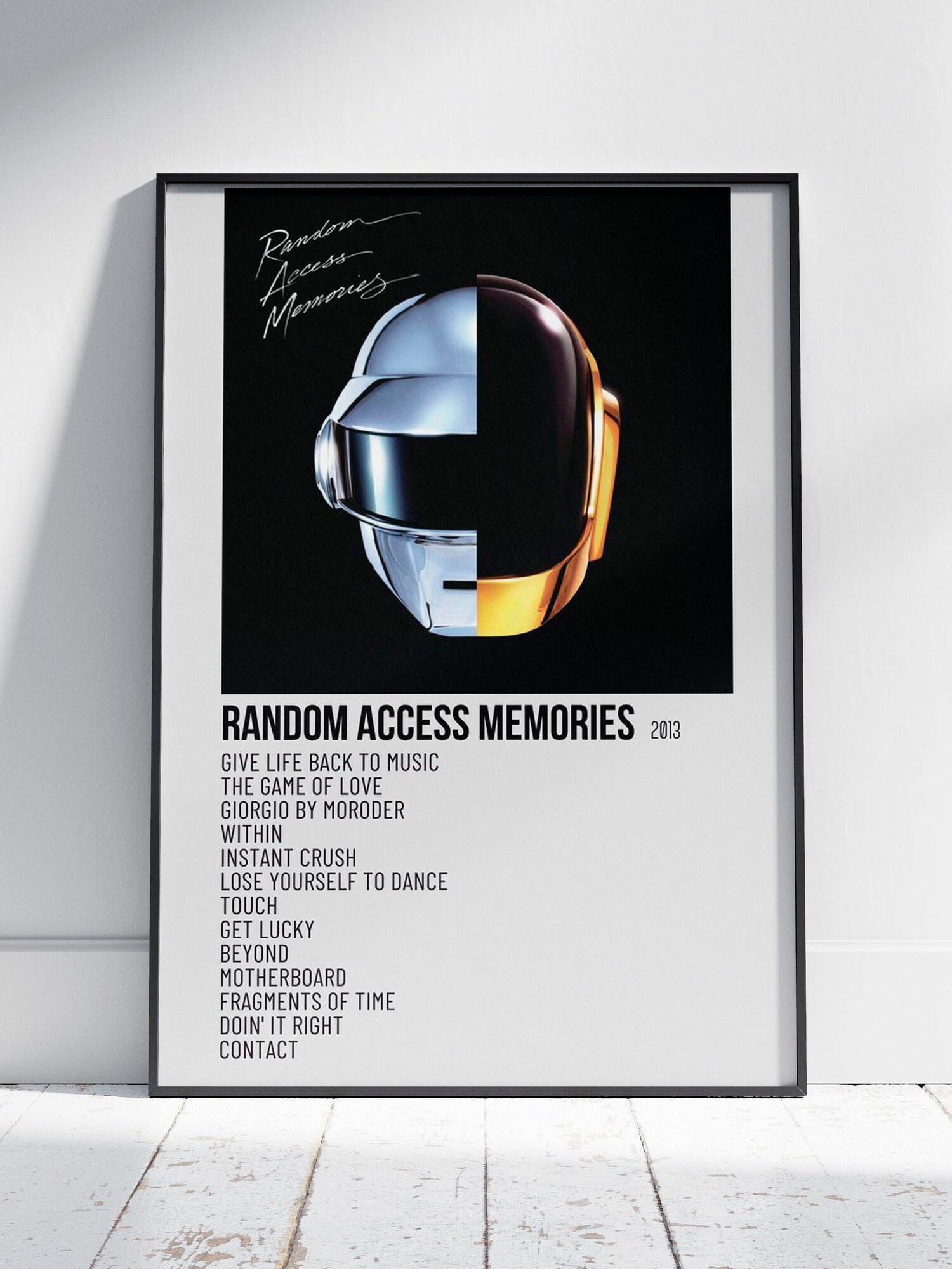 Плакат на стену для интерьера Дафт Панк (Daft Punk 65) - Постер по музыке и артисту формата A4 (21x30 см)