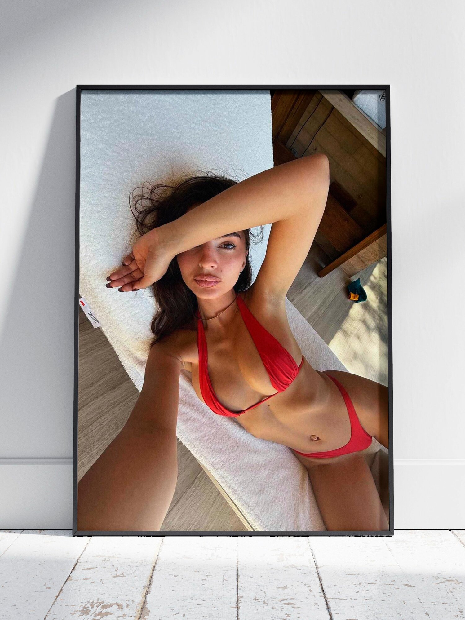 Плакат на стену для интерьера Эмили Ратаковски (Emily Ratajkowski 24) - Постер по модели, бренду и моде формата A4 (21x30 см)