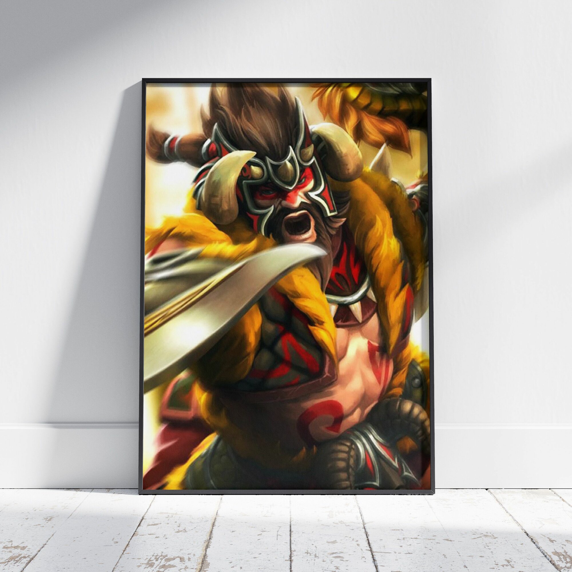 Плакат на стену для интерьера Dota 2 (Beastmaster) - Постер по игре формата A3 (30х42 см)